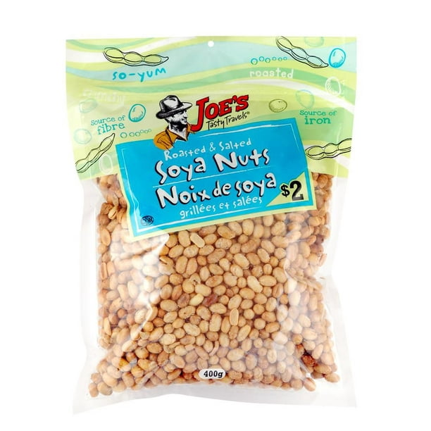 Joe's Tasty Travels Joe’s Tasty Travels Roasted & Salted Soya Nuts 400 G - Walmart.ca