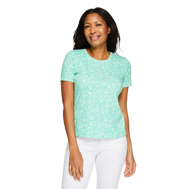 Iyla Women's Short Sleeve Printed Tee - Walmart.ca