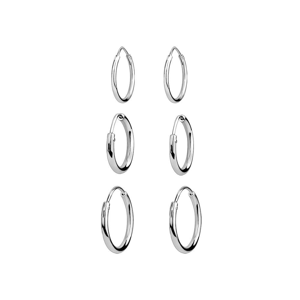 Click here for Luxury Designs Set Of 3 Hoops One Size prices