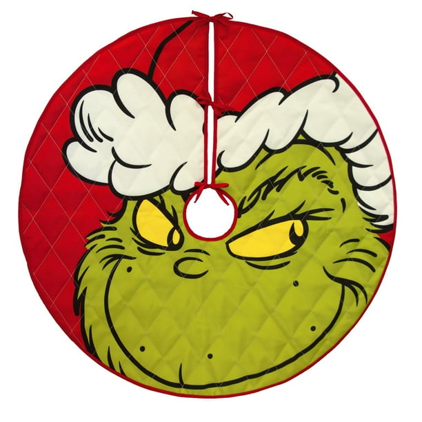 Hallmark 40" Christmas Tree Skirt (Dr. Seuss's How the Grinch Stole ...