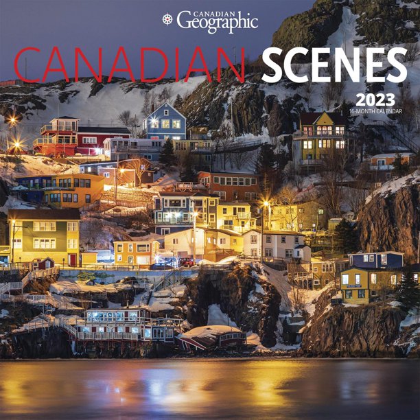 Canadian Geographic Canadian Scenes | 2023 12x24 Inch Square Wall ...