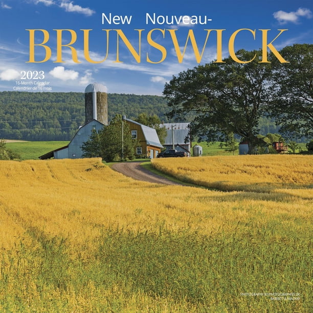 New Brunswick | 2023 12x24 Inch Square Wall Calendar - Walmart.ca