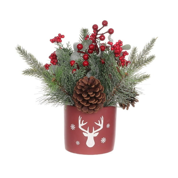 HOLIDAY TIME 12IN MINI POTTED TREE - Walmart.ca