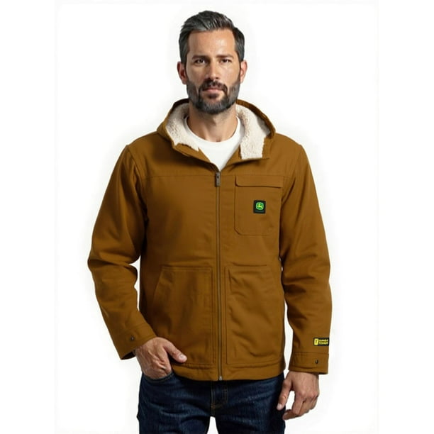 John Deere Stretch Duck Sherpa Hooded Jacket - Walmart.ca