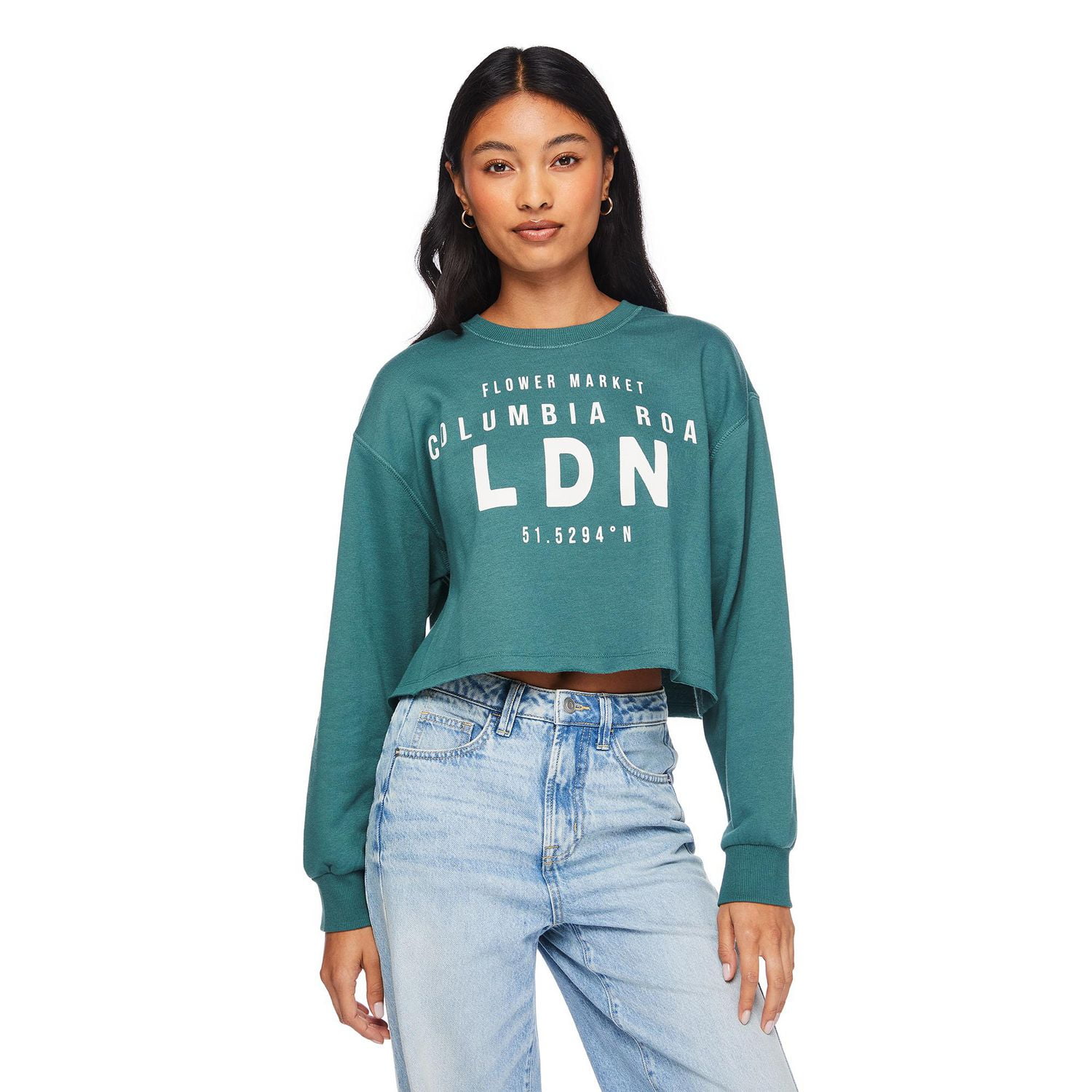 Click here for No Boundaries Womens Cropped Fleece Popover Xl prices