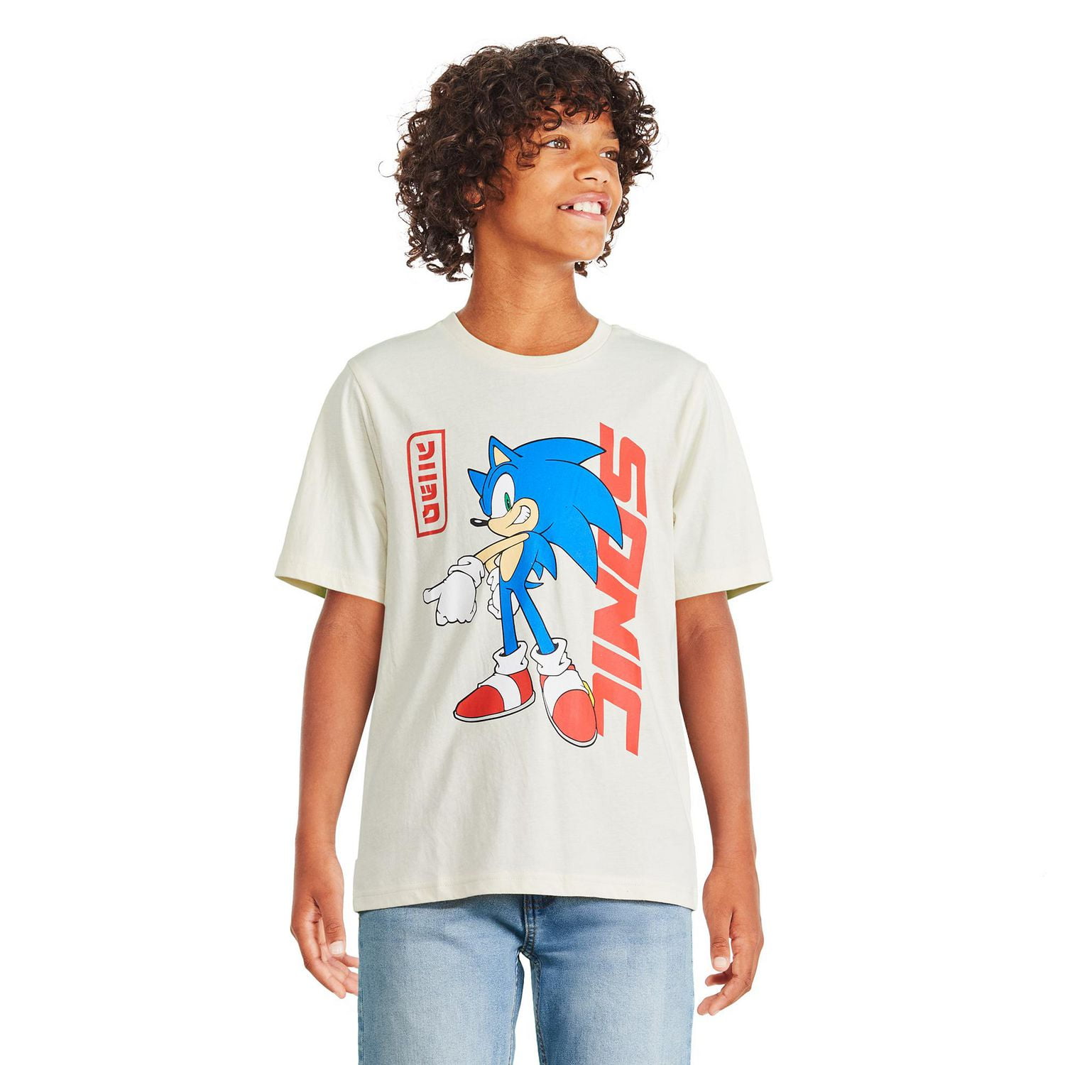 Click here for Sonic The Hedgehog Boys Short Sleeve Tee Xs prices