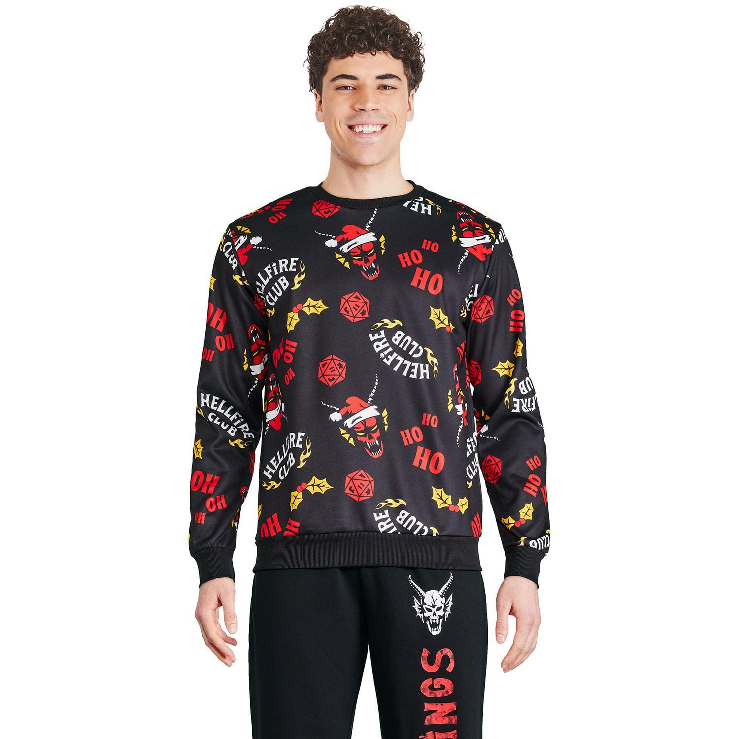 Click here for Netflix Mens Stranger Things Crew Neckline Popover... prices