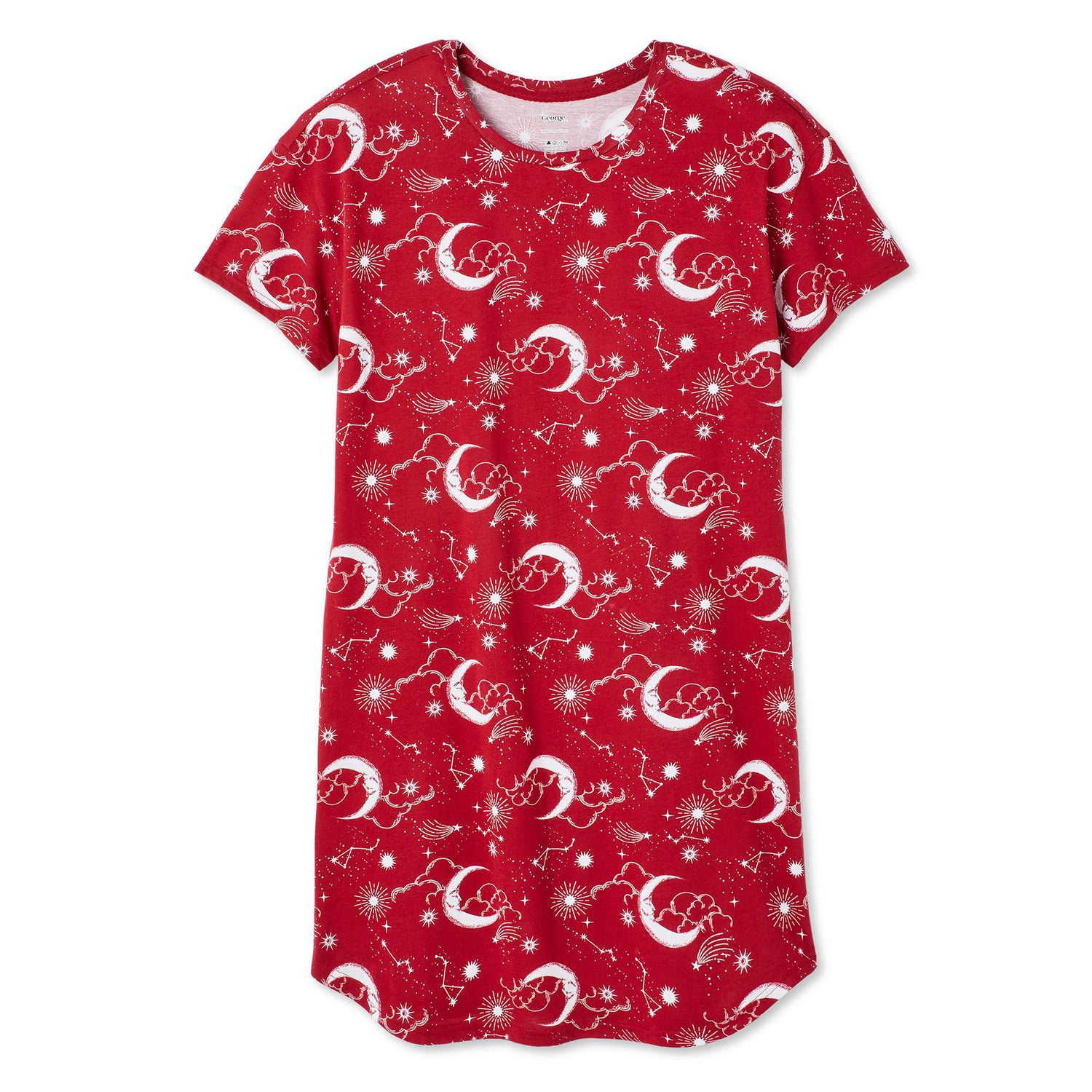 Click here for George Womens Crew Neckline Nightshirt L prices