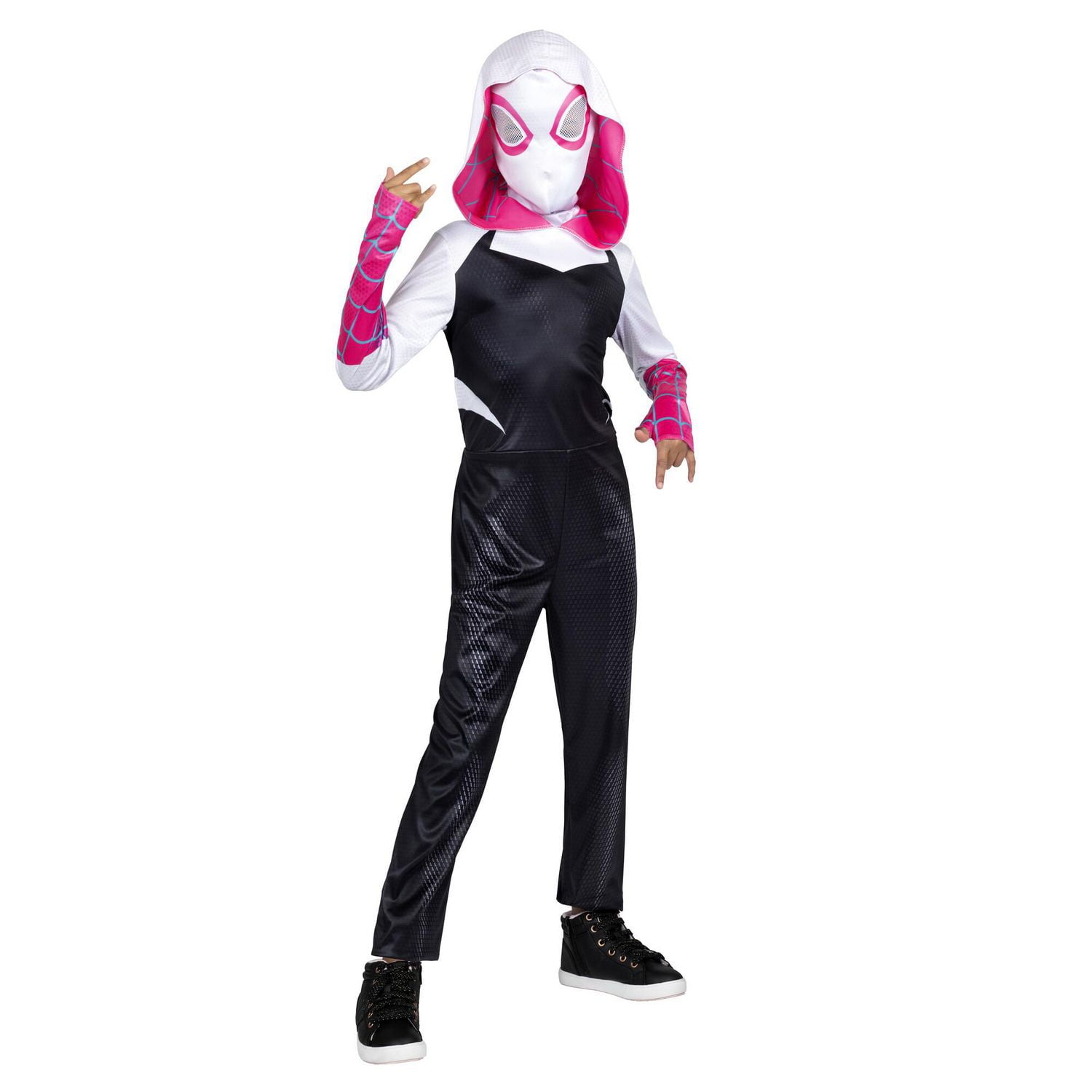 SPIDER-GWEN Kids Costume Ghost-Spider Imagine Le Fun
