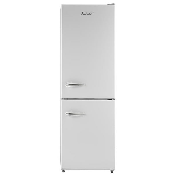 iio 11 Cu. Ft. Retro Refrigerator with Bottom Freezer in Cream (Right ...