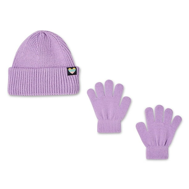 George Toddler Girls' Cuff Toque and Gloves 2-Piece Set - Walmart.ca