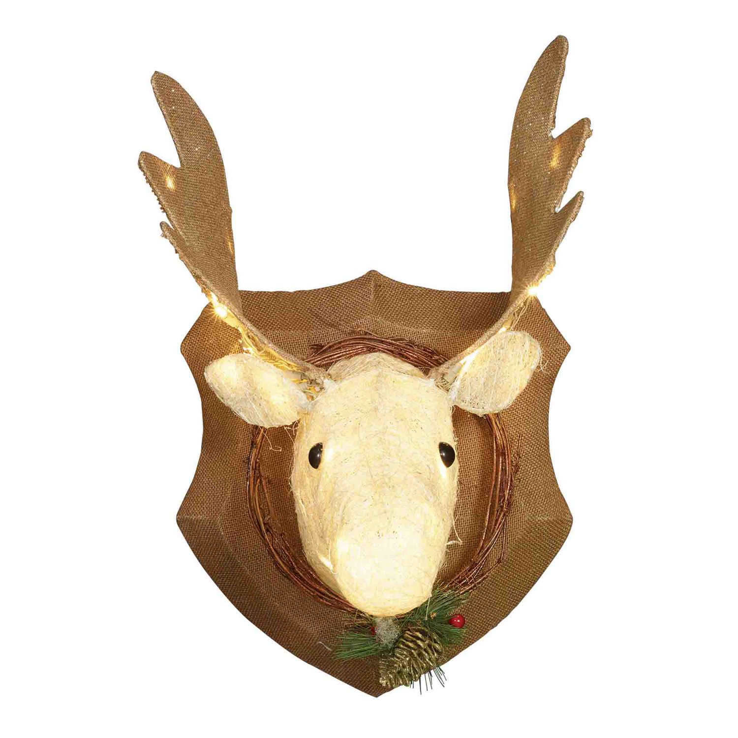 Holiday time Moose Head Sculpture | Walmart Canada