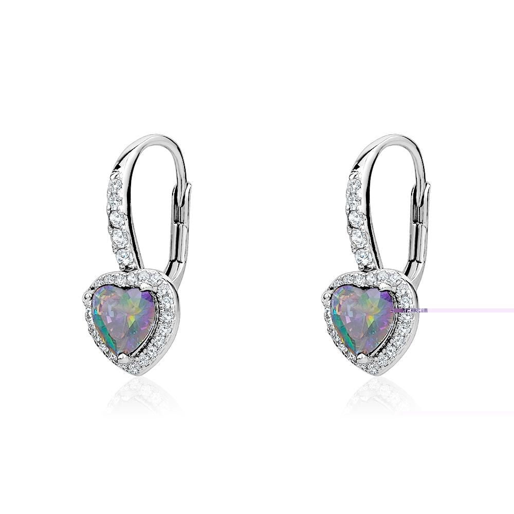 Click here for Luxury Designs Sterling Silver 6mm Heart Shape Mys... prices