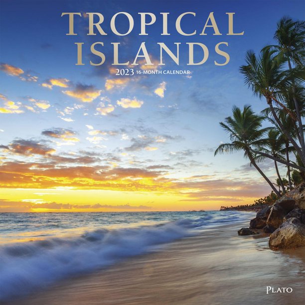 Tropical Islands | 2023 12x24 Inch Square Wall Calendar - Walmart.ca