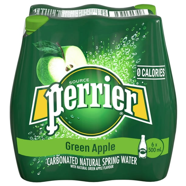 Perrier Carbonated Natural Spring Water, 6 x 500 mL - Walmart.ca