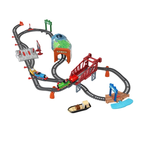 Fisher-Price Thomas & Friends Sounds of Sodor Train Set, large ...