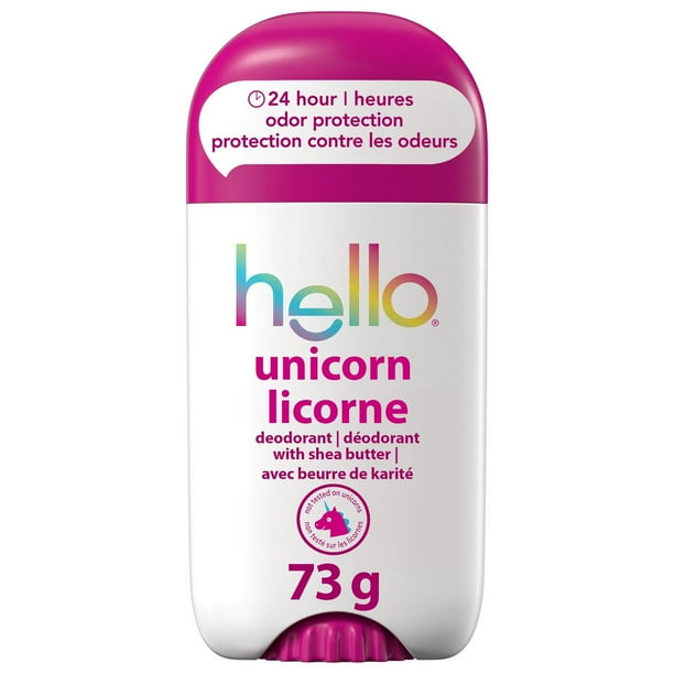 hello Unicorn Tween Deodorant, 24 Hour Odor Protection, No Aluminum ...