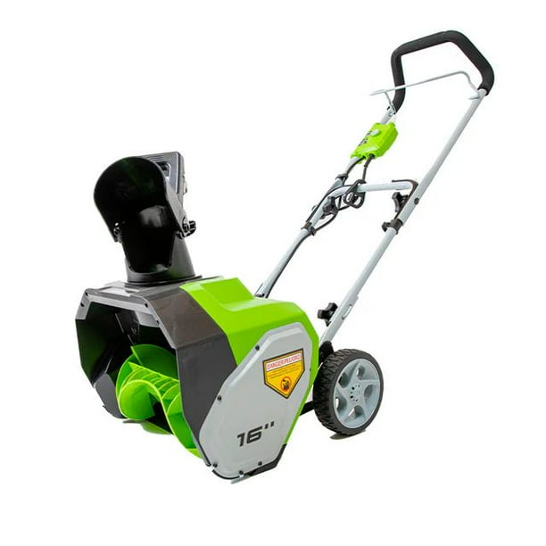 Greenworks 10 Amp Corded 16-Inch Snow Thrower - Walmart.ca