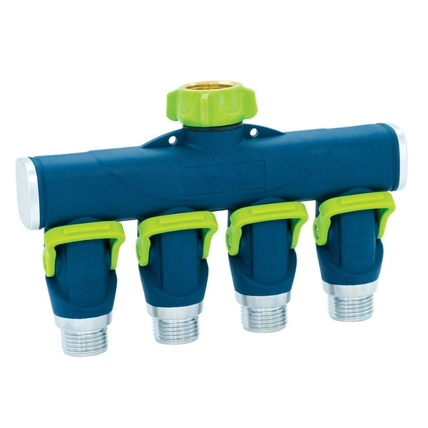 Ray Padula Thumb Control 4-Way Hose Faucet Splitter - Walmart.ca