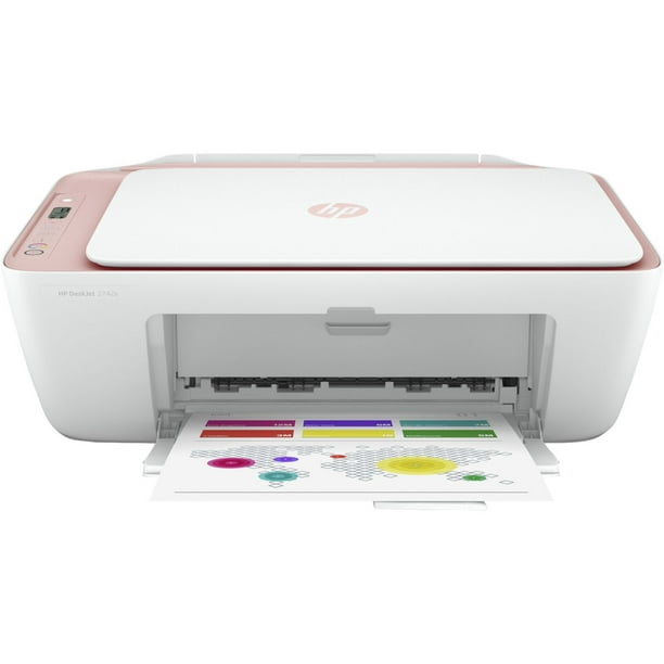 HP DeskJet 2742e All-in-One Pink Printer, Simple setup. Simple printing ...