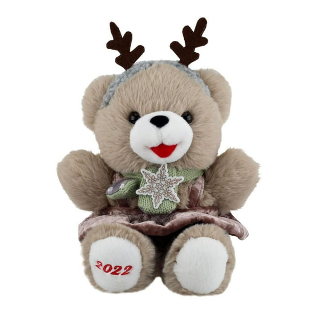 Holiday Time 10.5in Snowflake Teddy Tan Girl - Walmart.ca