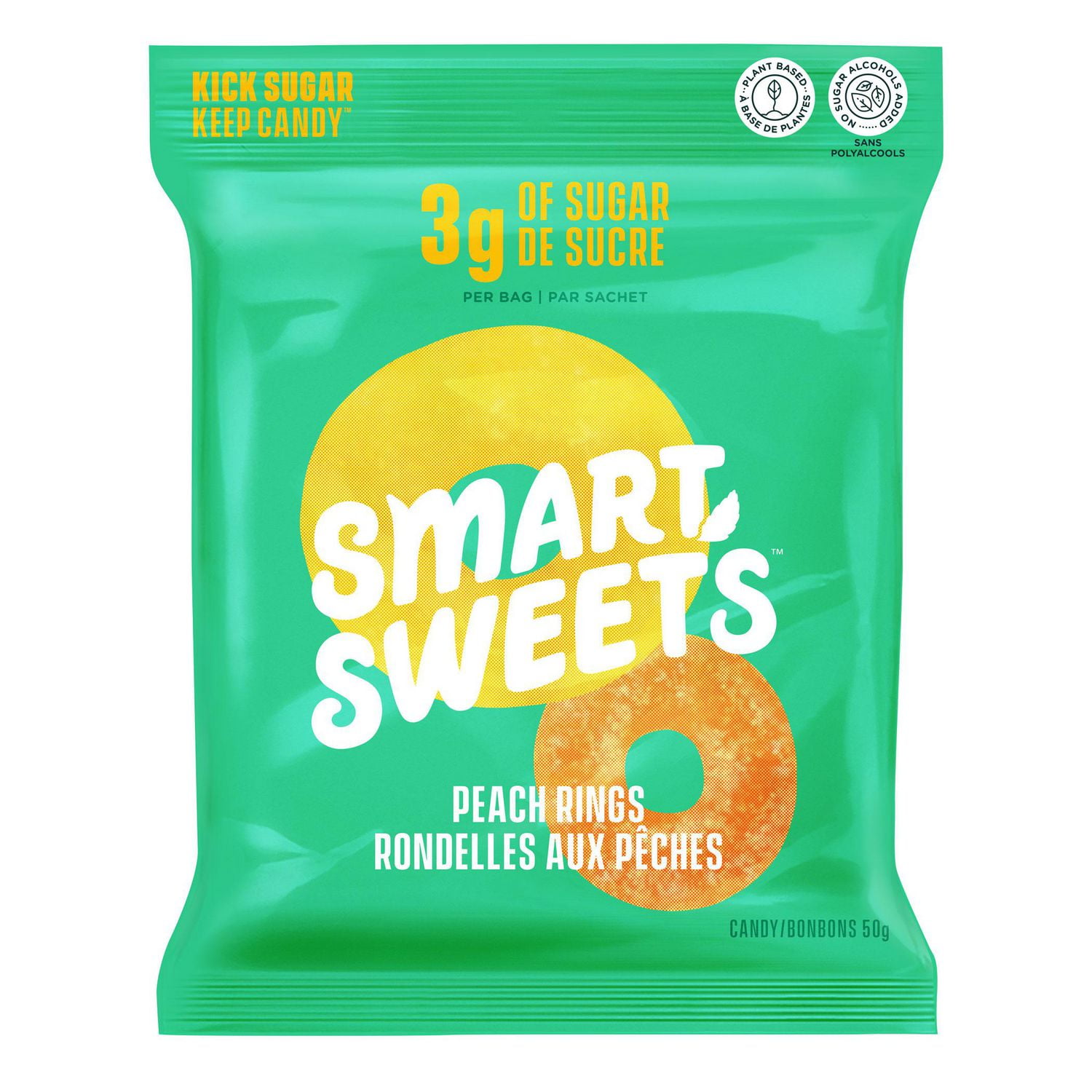 Click here for Smartsweets  Peach Rings  50g Pouch prices