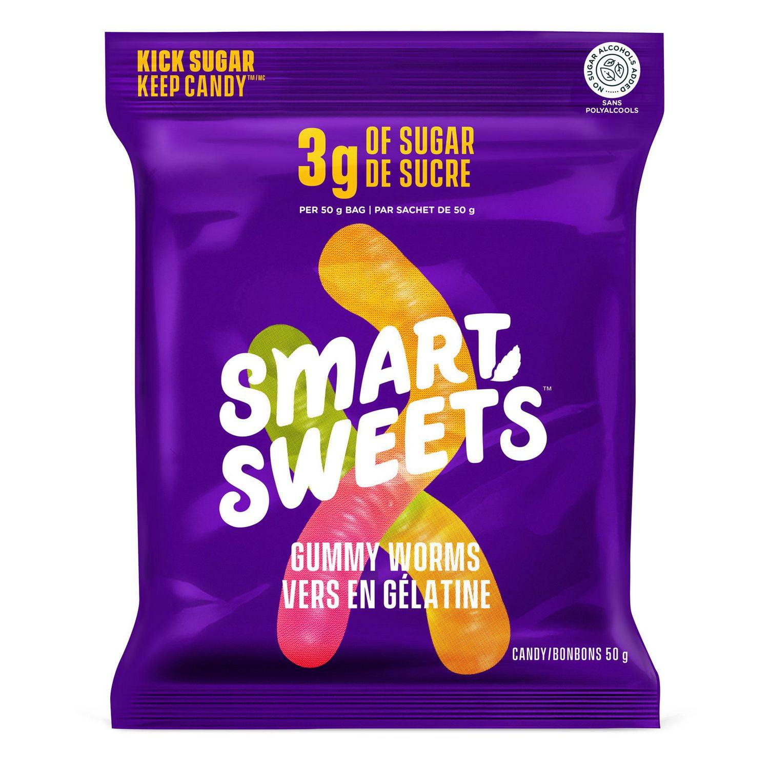 Click here for Smartsweets  Gummy Worms  50g Pouch prices