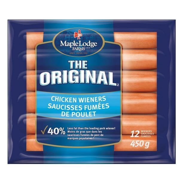 Maple Lodge Farms The Original Chicken Wieners, 12 Wieners, 450 g ...