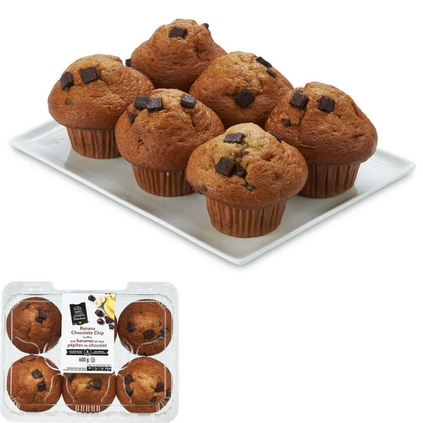 Your Fresh Market Banana Chocolate Chip Muffins - Walmart.ca