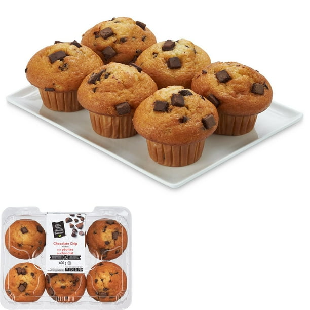Your Fresh Market Chocolate Chip Muffins - Walmart.ca