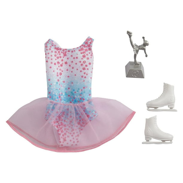 Barbie Fashion Pack, Career Ice Skater Doll Clothes for Barbie with 1 ...