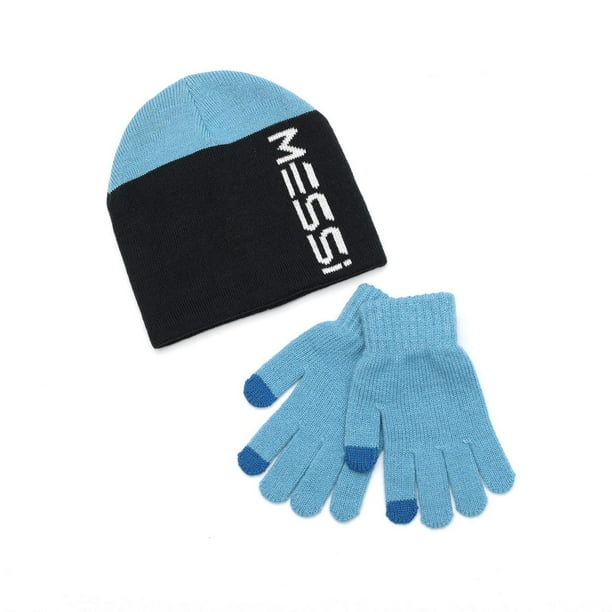 Messi Kid's Beanie and Glove Set, Messi Kid's 2pc accessory set ...