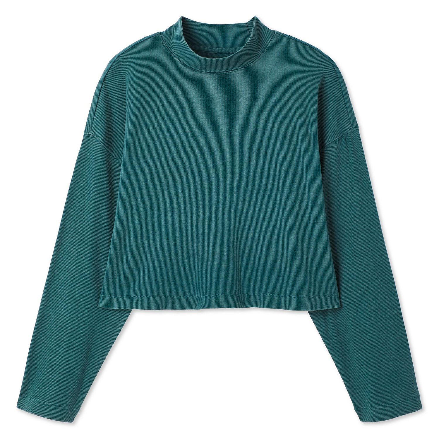 Click here for George Womens Cropped Mock Neckline Top M prices