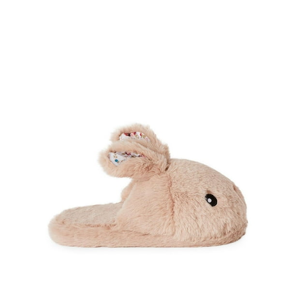 George Girls' Bunny Slippers, Sizes 11-5 - Walmart.ca
