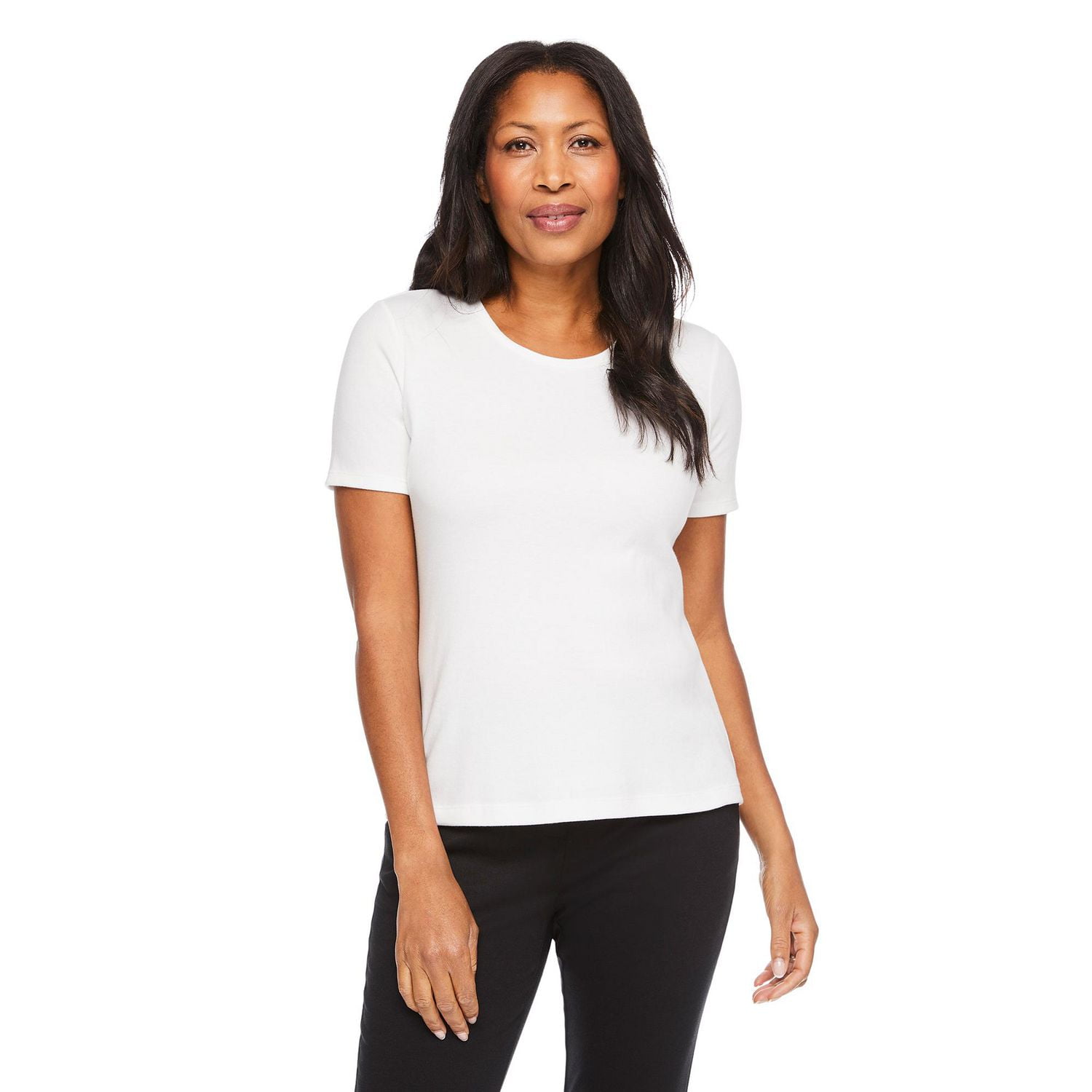 Click here for Iyla Womens Interlock Crew Neckline Tee Xl prices