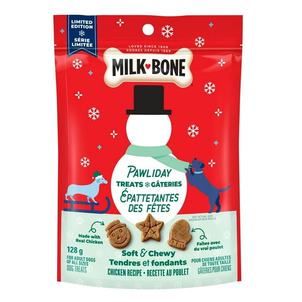 Milk-Bone Soft & Chewy Dog Treats Chicken Recipe Limited Edition 128 g ...