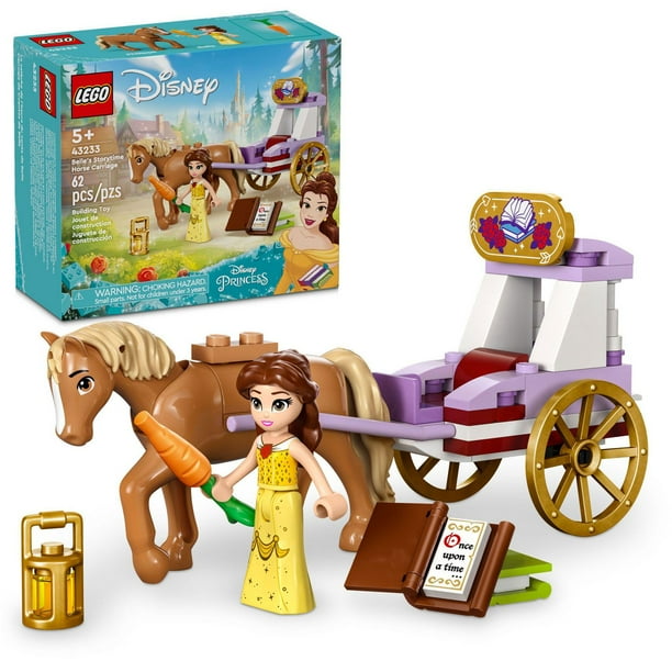 LEGO Disney Princess Belle’s Storytime Horse Carriage and Mini-Doll ...