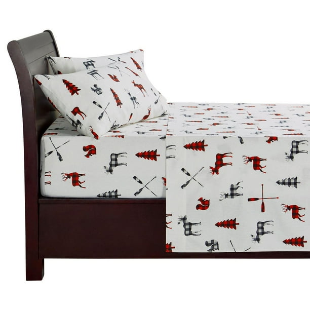 Canadiana Flannel Sheet Set - Walmart.ca