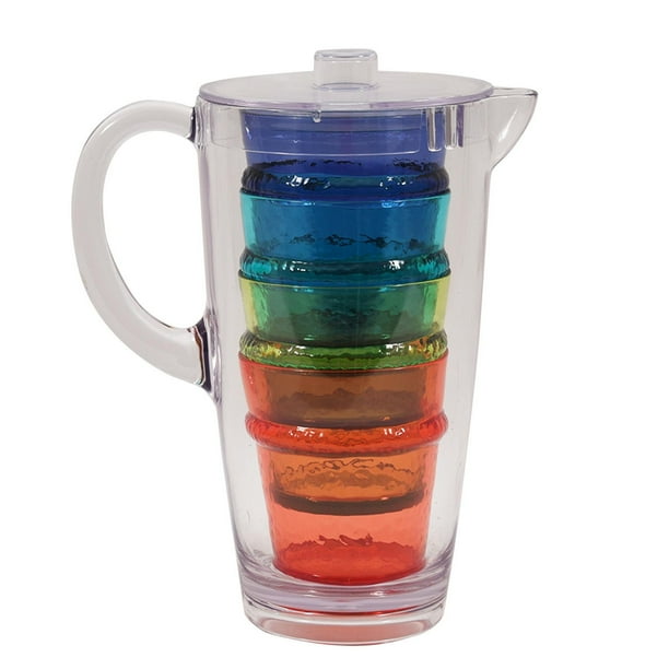 Hometrends 5-Piece Clear Acrylic Pitcher and Tumbler Set - Walmart.ca