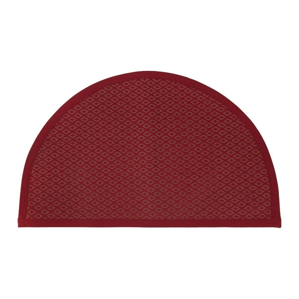 Mainstays Kitchen Mat Red, Highly Durable Polypropylene Woven Kitchen ...