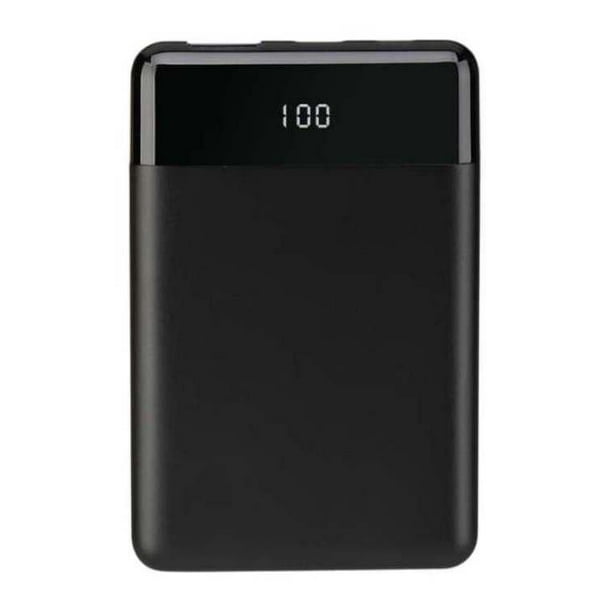 LAX Premium Compact 7200mAh Power Bank with USB-C input Charging, Noir ...