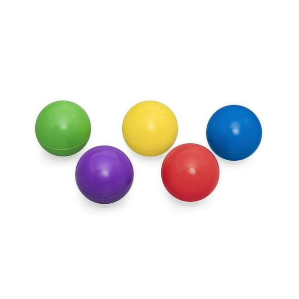 Play Day 100 Piece Play Balls, Set of 100 assorted coloured plastic ...