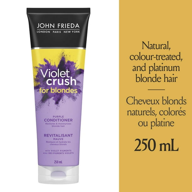 John Frieda Violet Crush Purple Conditioner for Brass Repair of Natural ...
