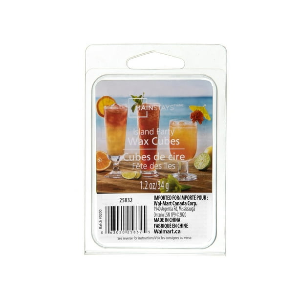 MAINSTAYS ISLAND PARTY SCENTED WAX MELTS, 1.2oz / 34 grams - Walmart.ca