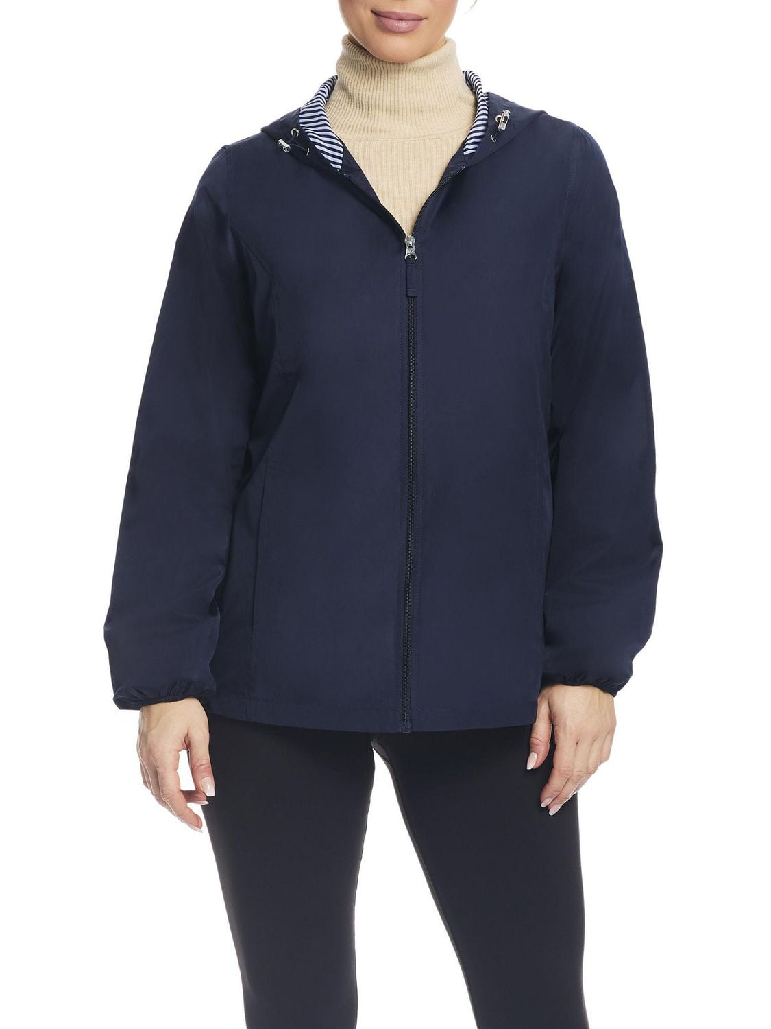 Click here for Details Womens Windbreaker With Striped Lining Tri... prices