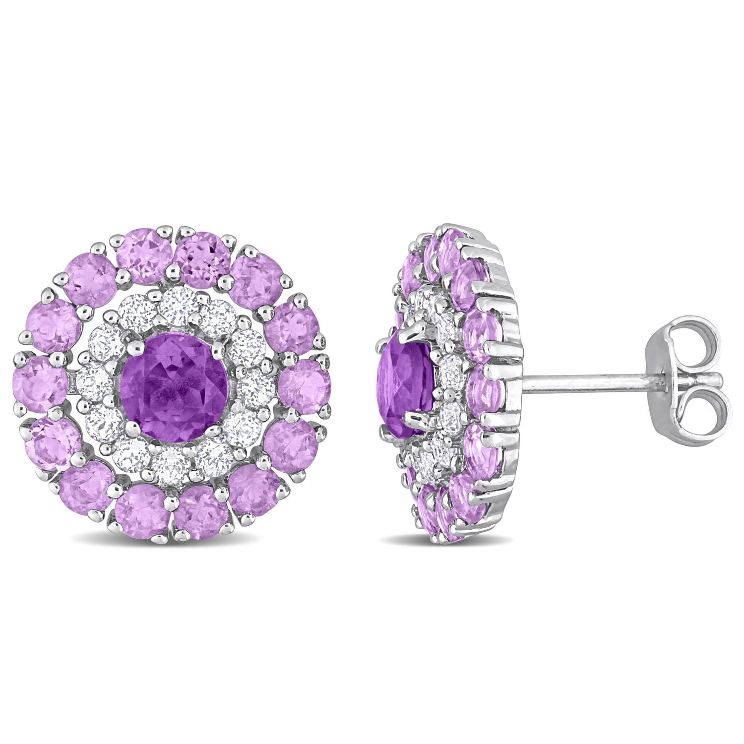 Click here for Miabella 3-1/2 Carat T. G.W. Amethyst And White To... prices