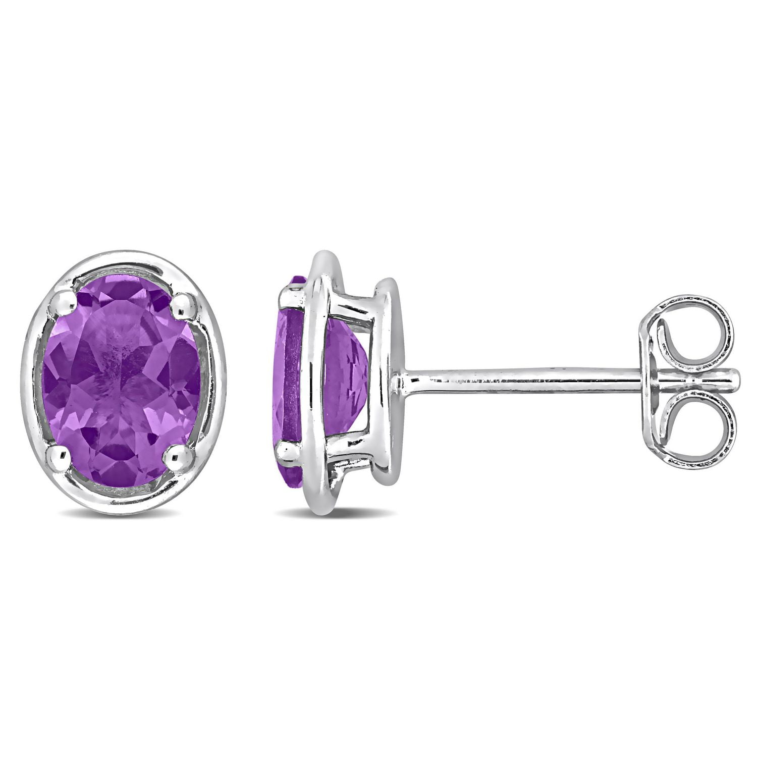 Click here for Miabella 1-3/8 Carat T. G.W. Amethyst Sterling Sil... prices
