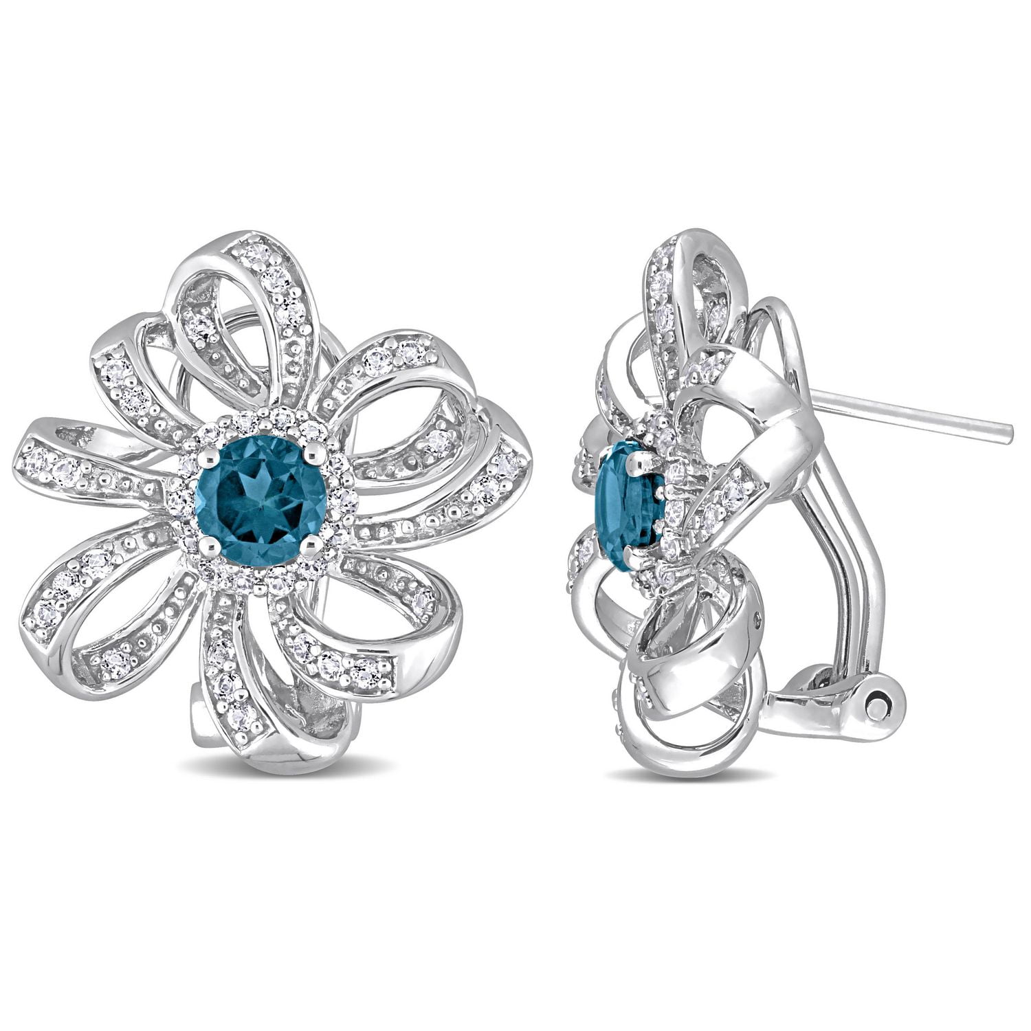 Click here for Miabella 1-7/8 Carat T. G.W. London Blue Topaz And... prices
