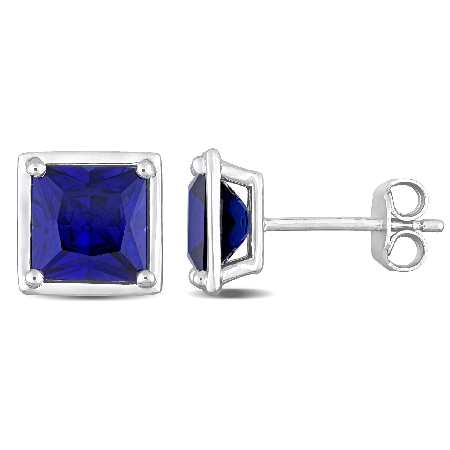 Click here for Miabella 4-1/8 Carat T. G.W. Created Blue Sapphire... prices