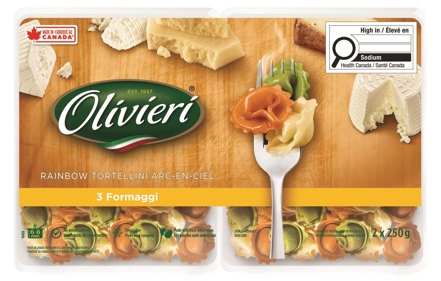 Click here for Olivieri 3 Formaggi Fresh Pasta Tortellini prices
